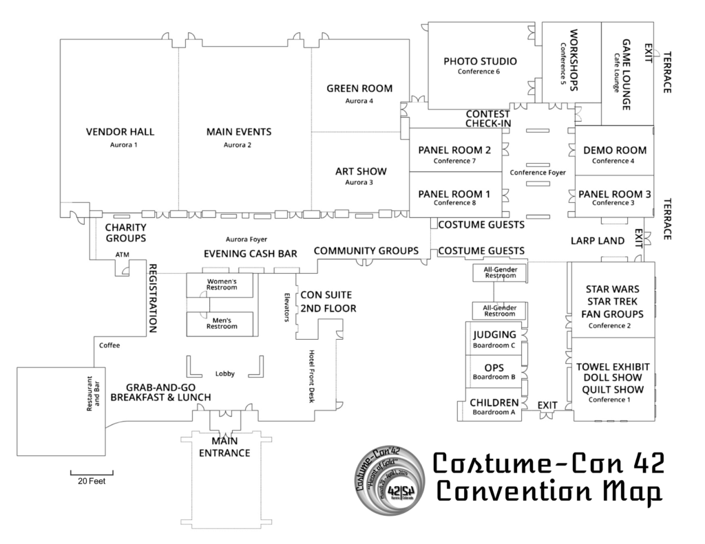 Program Book & Map - Costume-Con 42